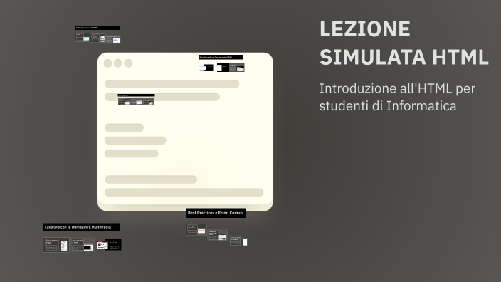 LEZIONE SIMULATA HTML by Jasmine Gasparone on Prezi