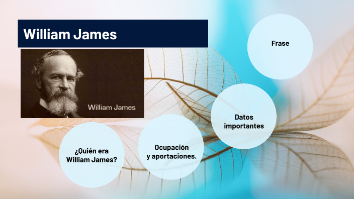William James by Dafne Guerrero on Prezi