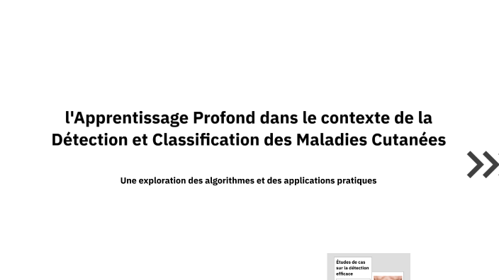 l'Apprentissage Profond dans le contexte de la Détection et ...