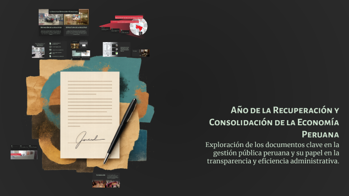 Año de la Recuperación y Consolidación de la Economía Peruana by LEYDI ...