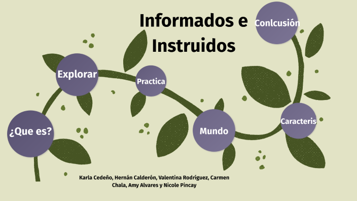 Informados e Instruidos by Karla Cedeño on Prezi
