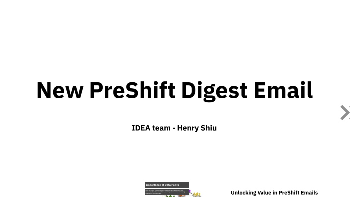 Understanding PreShift Digest Email by Henry Shiu on Prezi