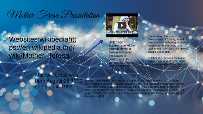 Mother Teresa by Hawaz Haileyesus on Prezi