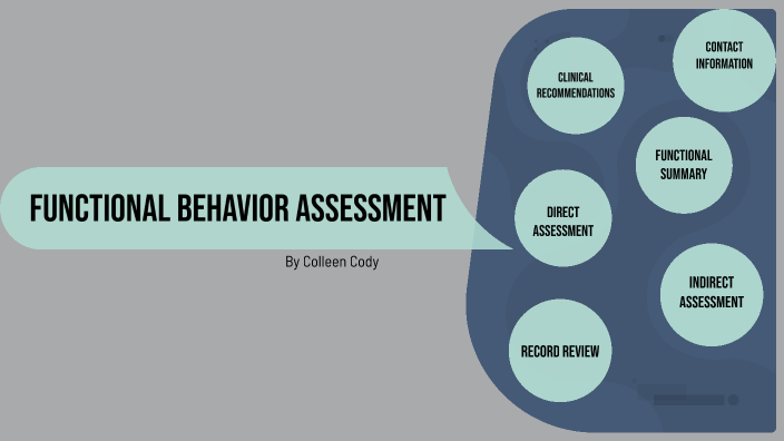 Functional Behavior Analysis by Colleen Cody on Prezi