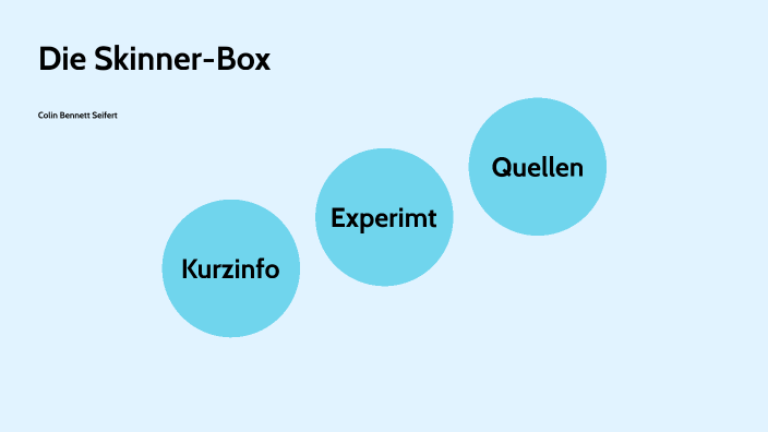 Skinnerbox by Colin Bennett Seifert on Prezi
