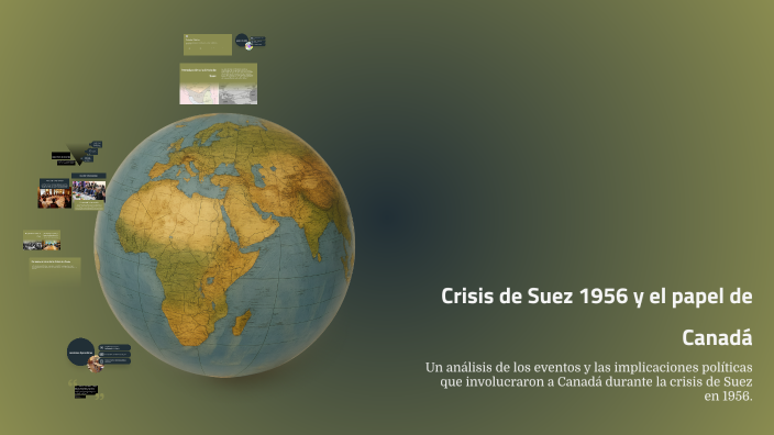 Crisis de Suez 1956 y el papel de Canadá by Narelen Gonzalez on Prezi