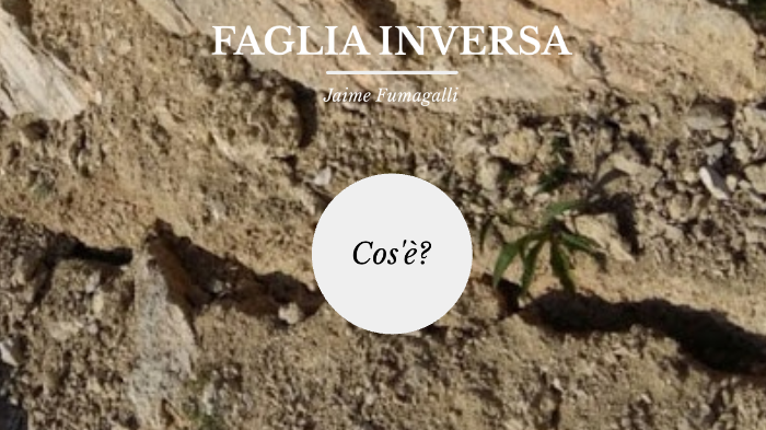Faglia Inversa by Mikaela Alleyson on Prezi
