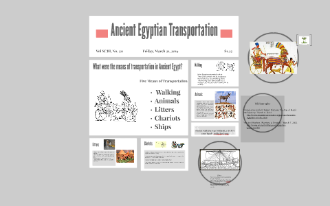 Ancient Egyptian Transportation by D Robertson on Prezi