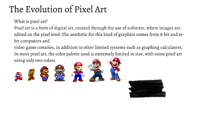 The Evolution of Pixel Art by King Chicken on Prezi