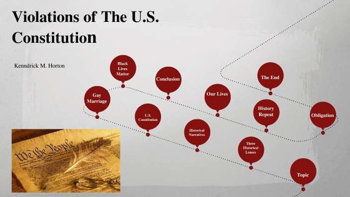 Violations of The U.S. Constitution by kenndrick horton on Prezi