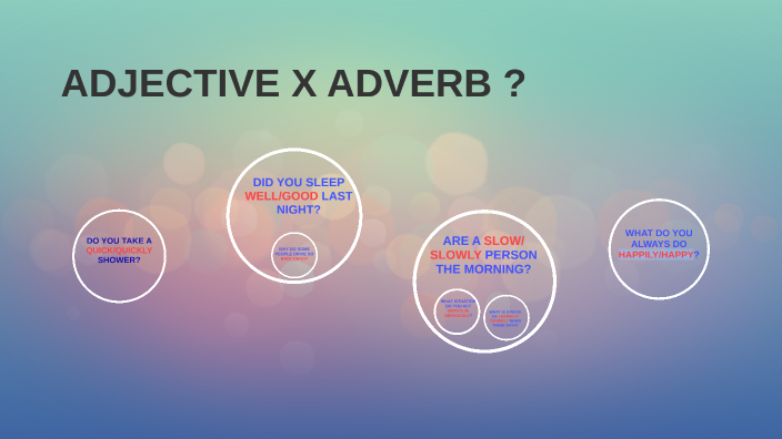 adjective x adverb by fernando souza on Prezi