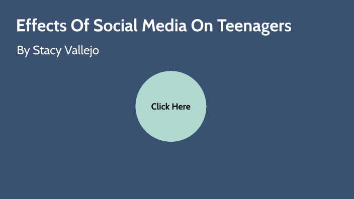 Effects Of Social Media On Teenagers Mental Health by Stacy Vallejo ...