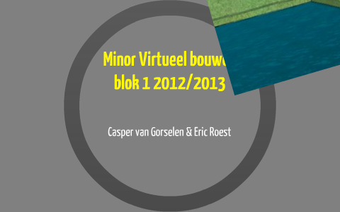 Minor by Eric Roest on Prezi