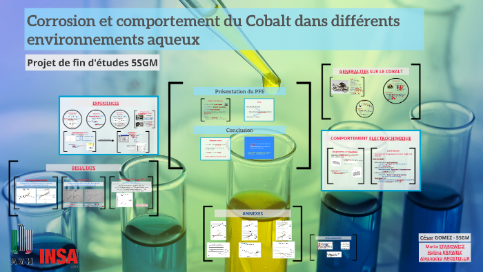 La dissolution du Cobalt dans différents environnements by César Gomez ...