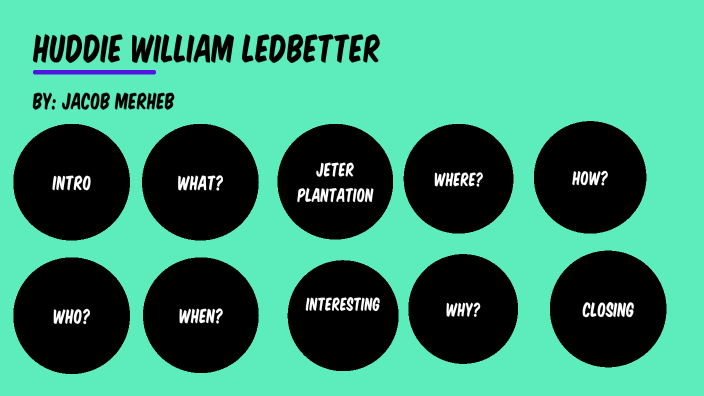 Huddie William Ledbetter by Jacob Merheb on Prezi