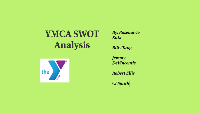 YMCA SWOT Analysis by Rosie katz on Prezi