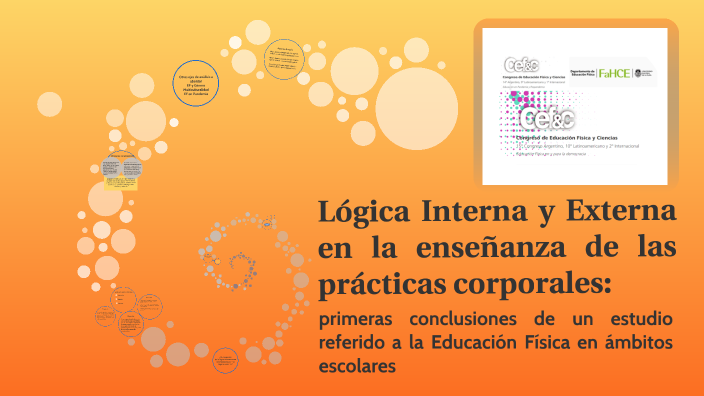 Lógica interna y externa en la enseñanza de las prácticas corporales by ...