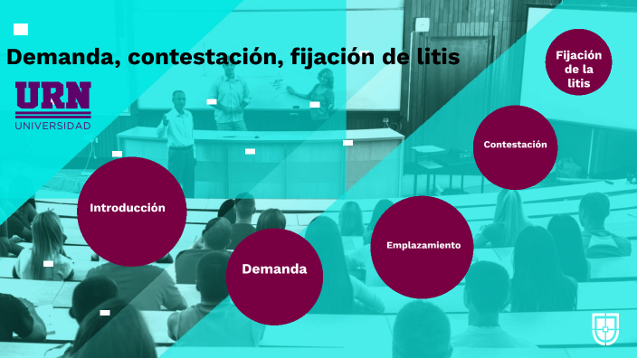 DEMANDA, CONTESTACIÓN Y FIJACIÓN DE LA LITIS by ADRIAN ARTURO RAMOS ...