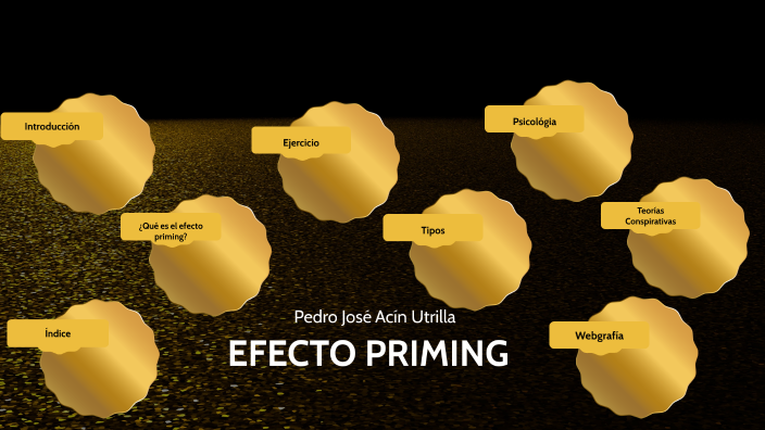 Efecto Priming by Pedro José Acín Utrilla on Prezi