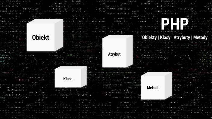 php obiekty&klasy&atrybuty&metody by Tirex 9000 on Prezi