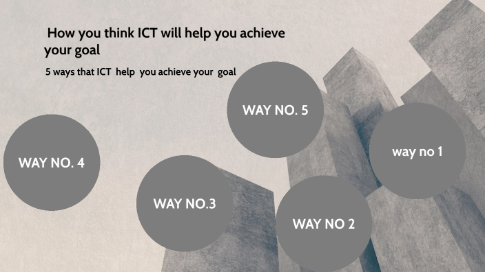 How you think ICT will help you achieve your goal by Sydney Simene on Prezi