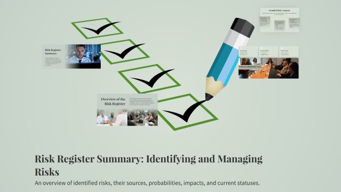 Risk Register Summary: Identifying and Managing Risks by عبدالله العمري ...