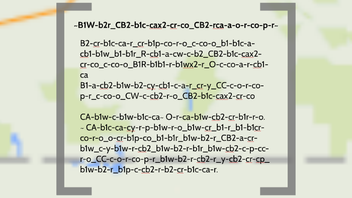 WSR MAP by C. Charlie Williams on Prezi