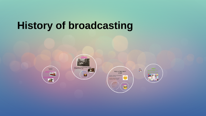 History of broadcasting by Zharia Tucker on Prezi