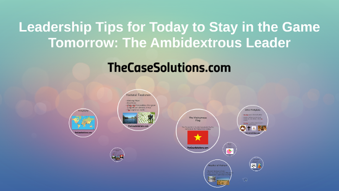 Leadership Tips for Today to Stay in the Game Tomorrow: The ...