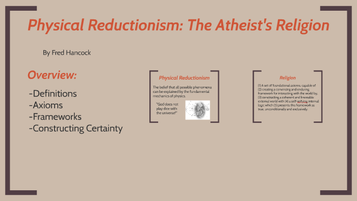 Reductionism