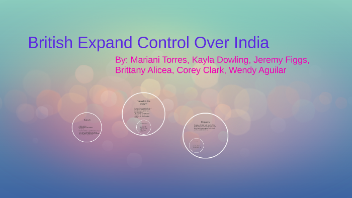 British Expand Control Over India by brittyny alicea on Prezi