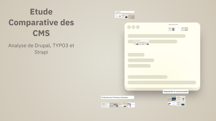 Etude Comparative des CMS by Marie Turco on Prezi