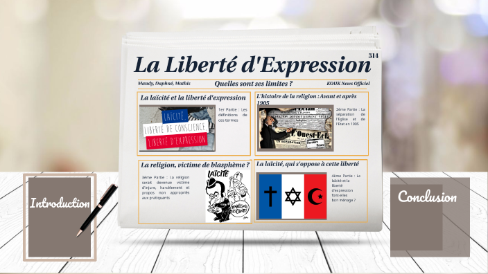 Exposé Liberté d'Expression Laîcité by Zyraeth on Prezi