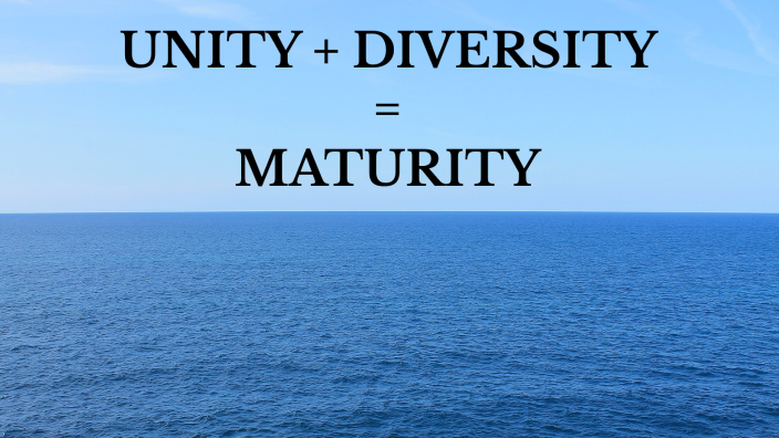 Unity + Diversity = Maturity by Mike Beckerink on Prezi