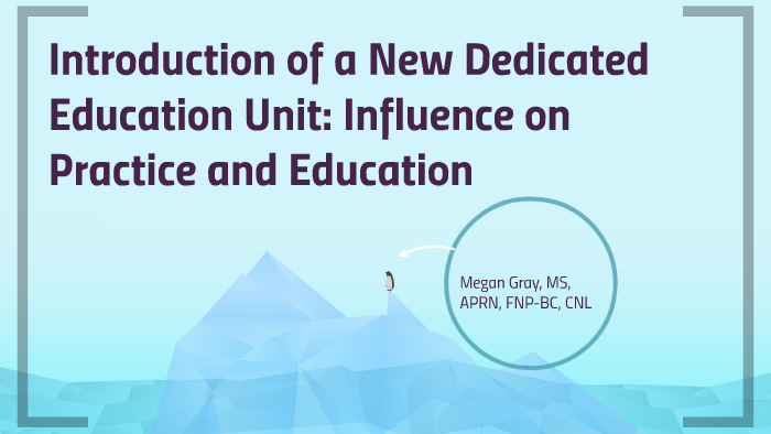 Evaluation of a New Dedicated Education Unit by megan gray