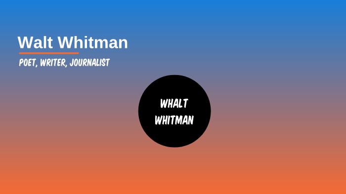 Walt Whitman by Isiah Bracey on Prezi