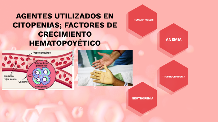 AGENTES UTILIZADOS EN CITOPENIAS ; FACTORES DE CRECIMIENTO ...