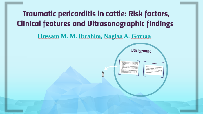 Traumatic pericarditis in cattle: Risk factors, Clinical fe by Ahmed ...