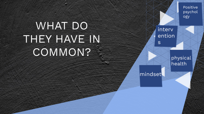 WHAT DO THEY HAVE IN COMMON? by aviva krasner on Prezi
