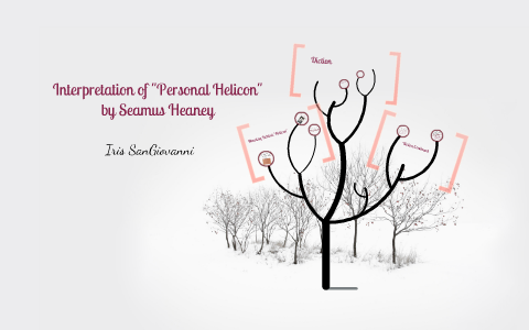 Interpretation of "Personal Helicon" by Seamus Heaney by Iris ...
