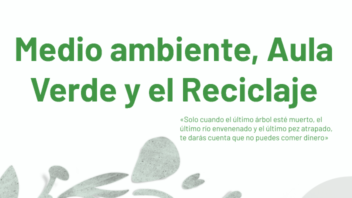 Conciencia Ambiental by Anaimi Miranda on Prezi