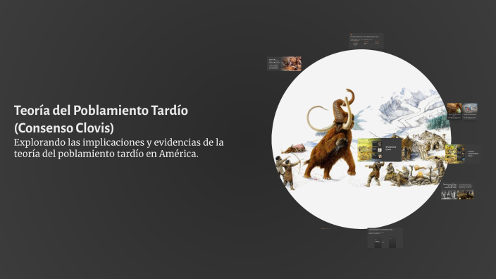Teoría del Poblamiento Tardío (Consenso Clovis) by viviana andrea parra duarte on Prezi