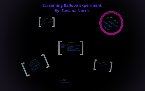 Screaming Balloon Experiment by on Prezi