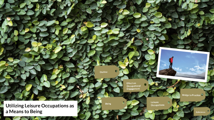 Utilizing Leisure Occupations as a Means to Being by Diana Gold on Prezi