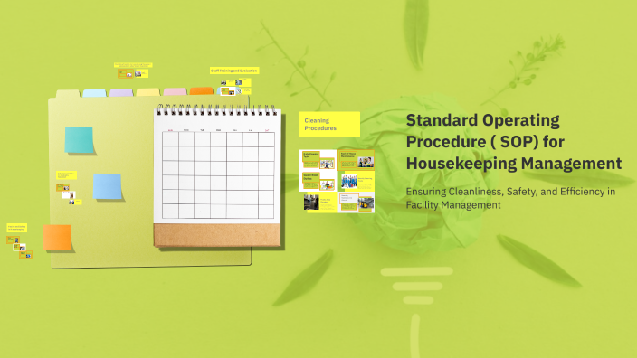 Standard Operating Procedure for Housekeeping Management by bagus wahna ...