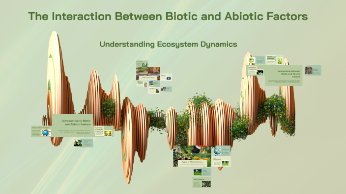 The Interaction Between Biotic and Abiotic Factors by Revaz Marabdeli ...