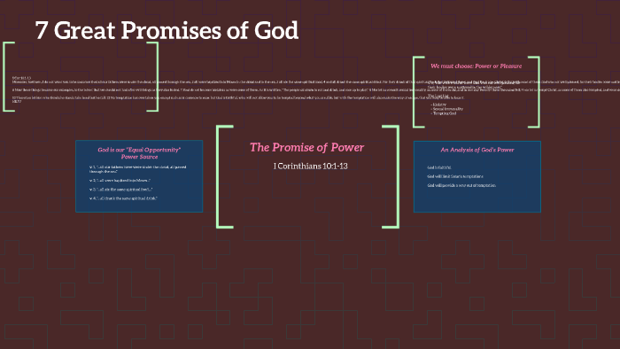 7 Great Promises of God by paul brashier on Prezi