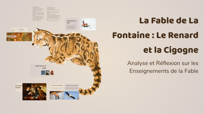 La Fable de La Fontaine : Le Renard et la Cigogne by alexandre bergant ...