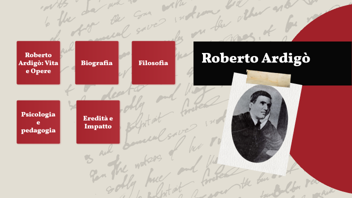 Roberto Ardigò by Federico Maiorano on Prezi
