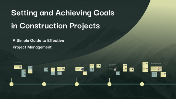 Setting and Achieving Goals in Construction Projects by Cairos Joy on Prezi